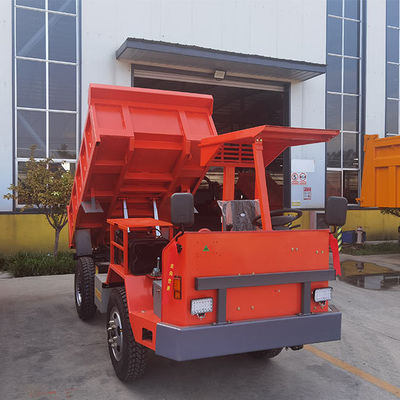 U Type Bucket 73HP Mini Articulated Truck 5 Ton Red Tipper Truck High ...