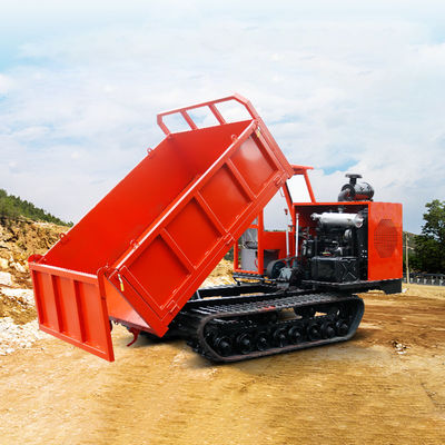 High Performance 5 Ton Crawler Dumper Truck With Rubber Tracks