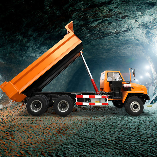 Heavy Duty Yuchai Engine Underground Dump Truck Compact Self Loading 25 ...