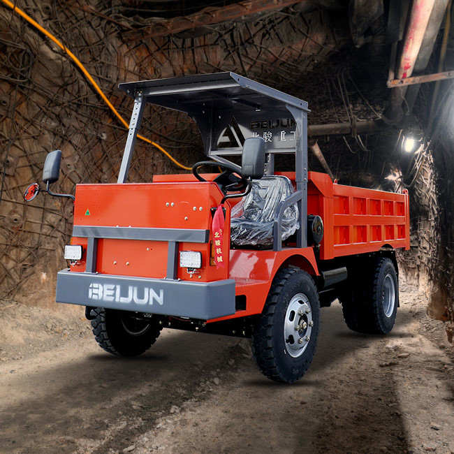 Wheel 73hp Diesel Engine Underground Dump Truck Loading 5 Ton