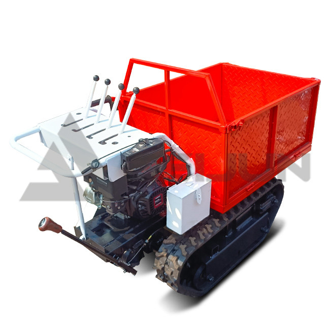 Portable 0.5 Ton-12 Ton Rubber Tracked Small Mini Crawler Carrier Truck ...