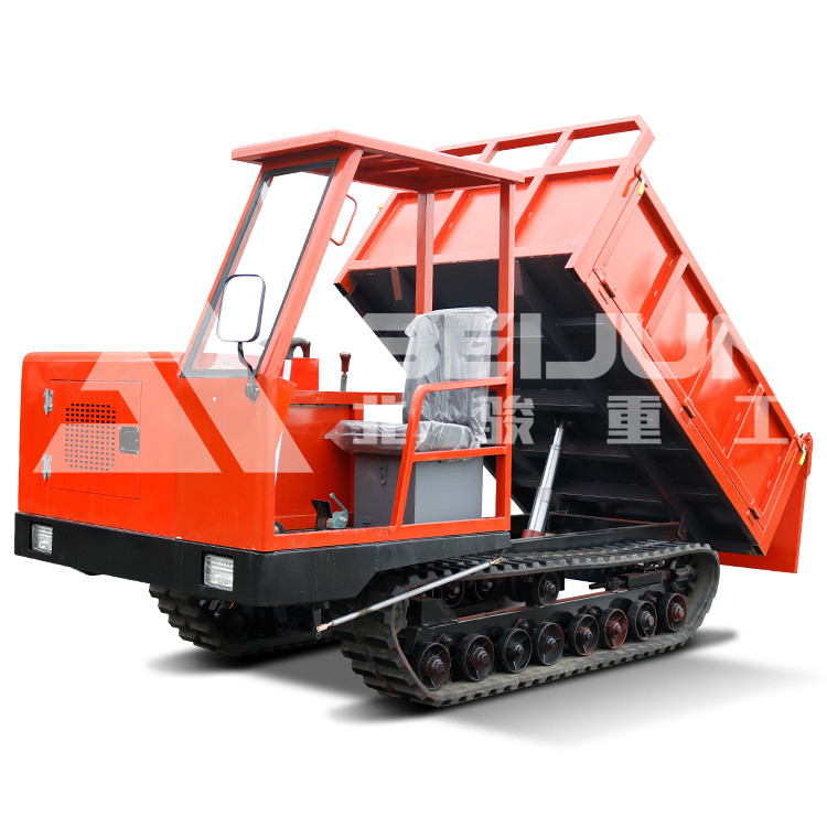 4 Ton Crawler Dumper Truck Weichai Engine Powered For Smooth Material ...