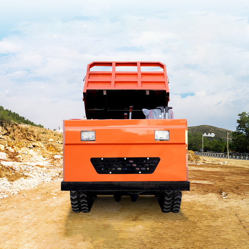 Chang Chai Engine Powered Crawler Dumper Truck For Heavy Duty Material ...