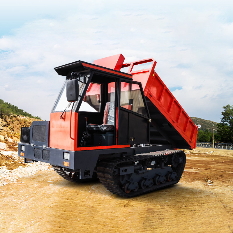 Powerful Weichai Jiaxin Engine 10 Ton Crawler Dumper Truck For Slope ...
