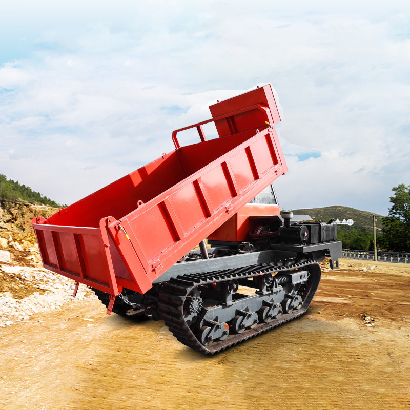Powerful Weichai Jiaxin Engine 10 Ton Crawler Dumper Truck For Slope ...
