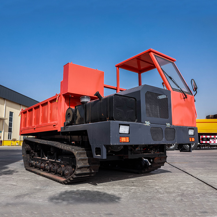 12 Ton Mud Road Tracked Diesel Crawler Dumper Truck Engine Powered ...